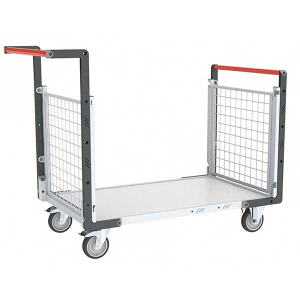 Chariot 2 dossiers MDF 250kg – rangement latéral efficace