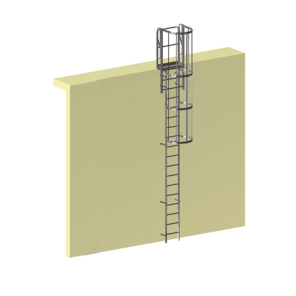 Echelle crinoline en Inox 304 pour milieu humide