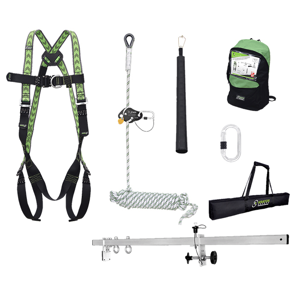 Kit harnais de sécurité pour toiture pour une utilisation intensive