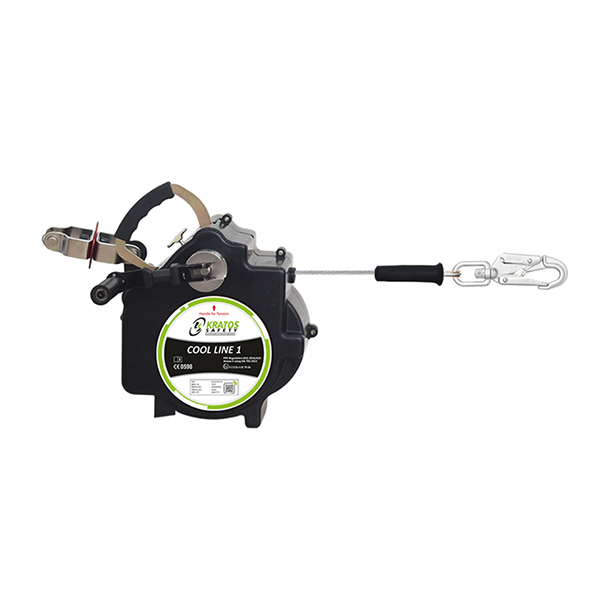 Ligne de vie temporaire horizontale rétractable en câble