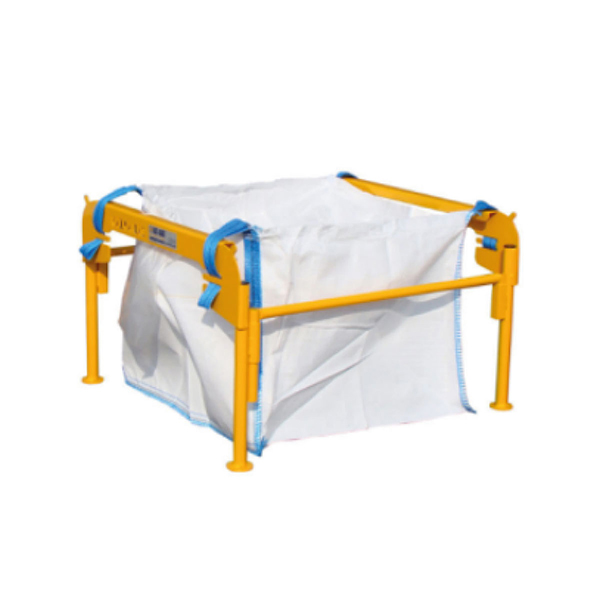 support bas pour Big-Bag 0.5m3 en acier orange