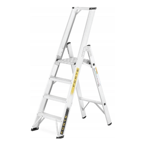 Escabeau industriel aluminium grande plate-forme