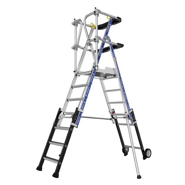 Pirl Télescopique pour des hauteurs de travail variables.