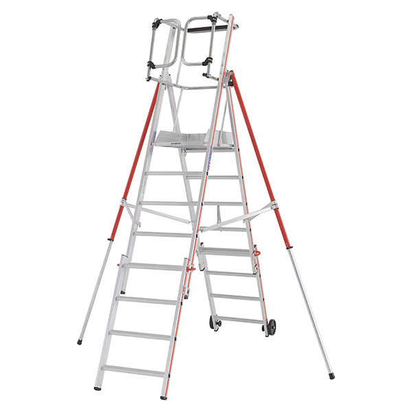 Pirl Télescopique pour des hauteurs de travail variables.