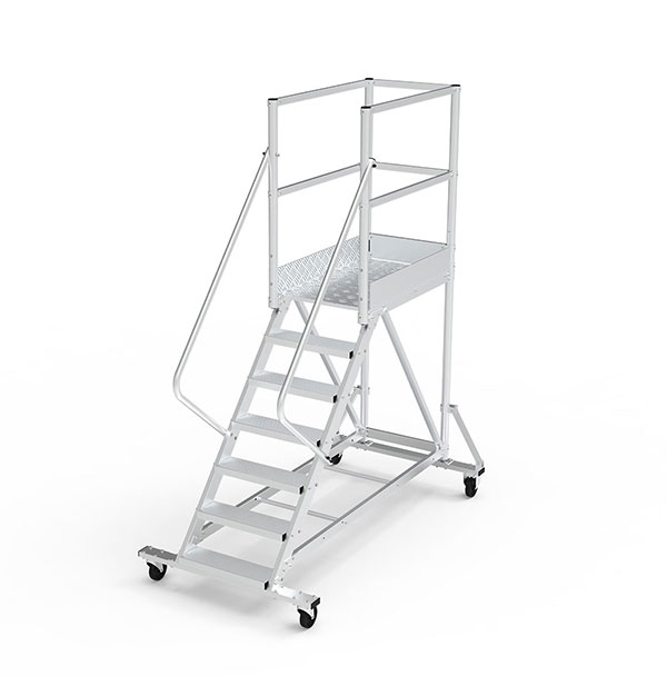 Escalier roulant avec plateforme – Sécurité et confort