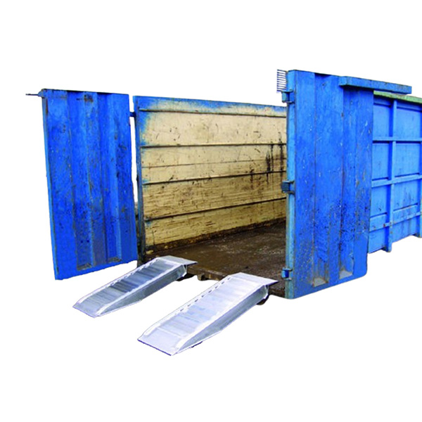 Containerrampe für Fahrzeuge Luftbereifung od. Gummiketten