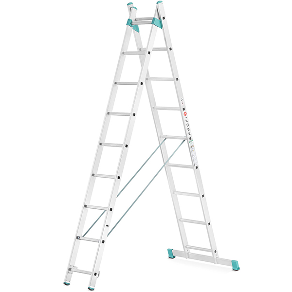 Treppenleiter und Stehleiter treppengängig