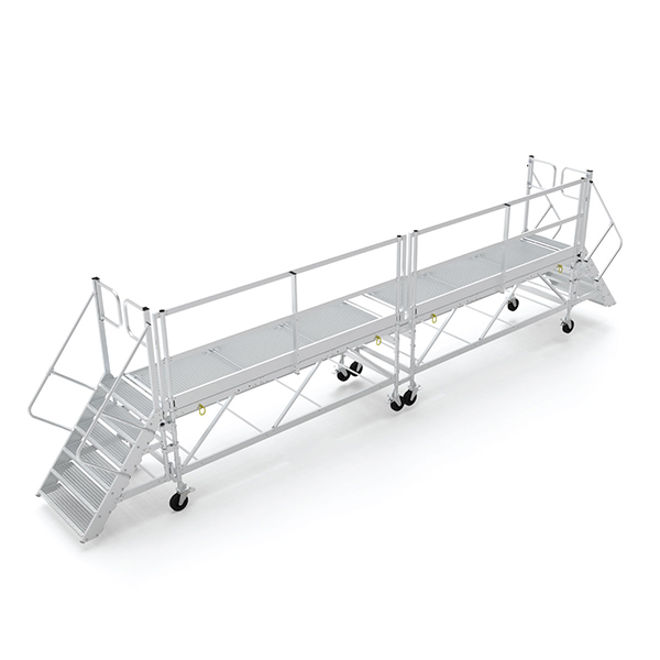 Quai d'accès mobile pour poids-lourds