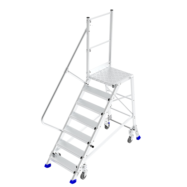 Plateforme roulante ultra maniable avec roues escamotables