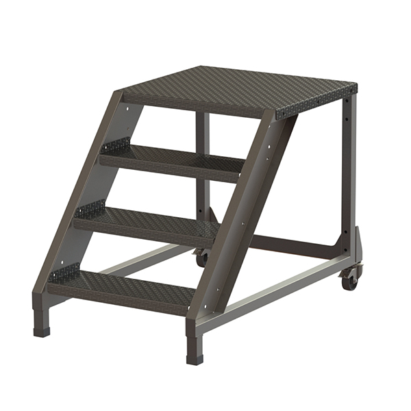 Treppenpodest aus Edelstahl rostfrei