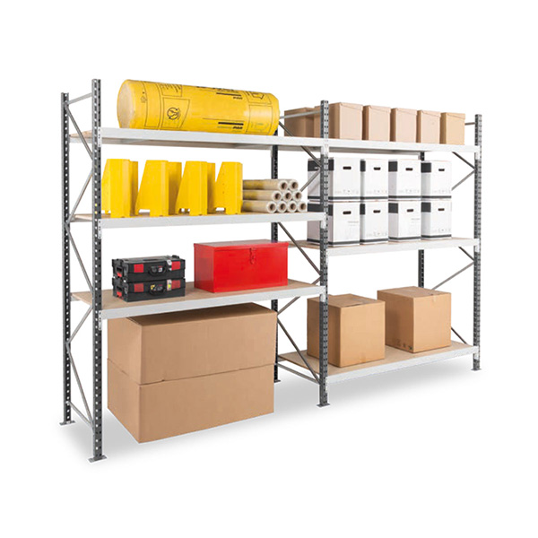 Rayonnage mi-lourd 5 niveaux : Hauteur 3000mm