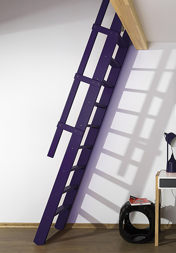 Scala per soppalco salvaspazio chiudibile dispo in 9 colori favolosi.