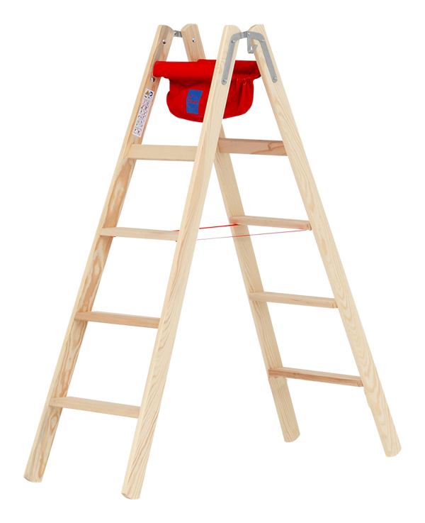 Scaletta in legno ideale per gli imbianchini o artigiani